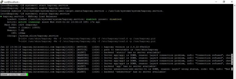 How to Install and Configure HAProxy on RHEL - Bitscentric